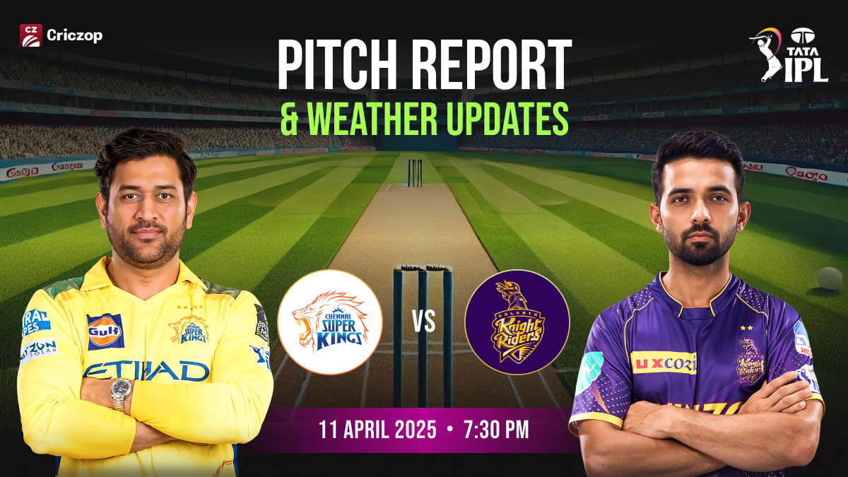 CSK vs KKR Pitch Report & Weather Updates at Chepauk Stadium, Chennai ...