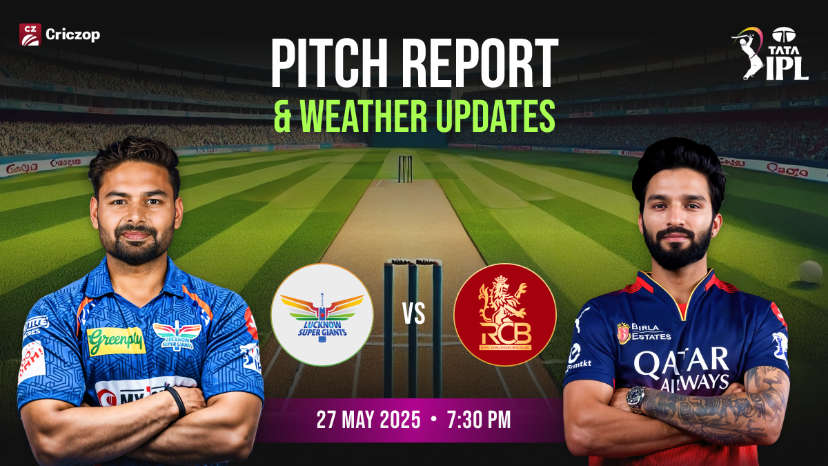 LSG vs RCB Pitch Report & Weather Updates at Ekana Cricket Stadium ...