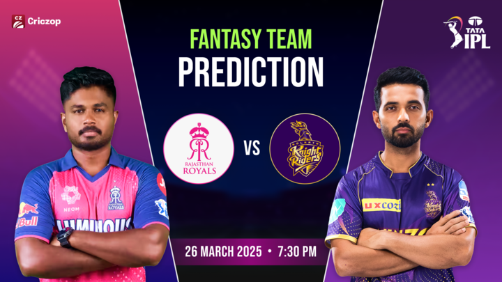RR vs KKR Dream11 Prediction & Fantasy Cricket Tips: IPL 2025 Match 6