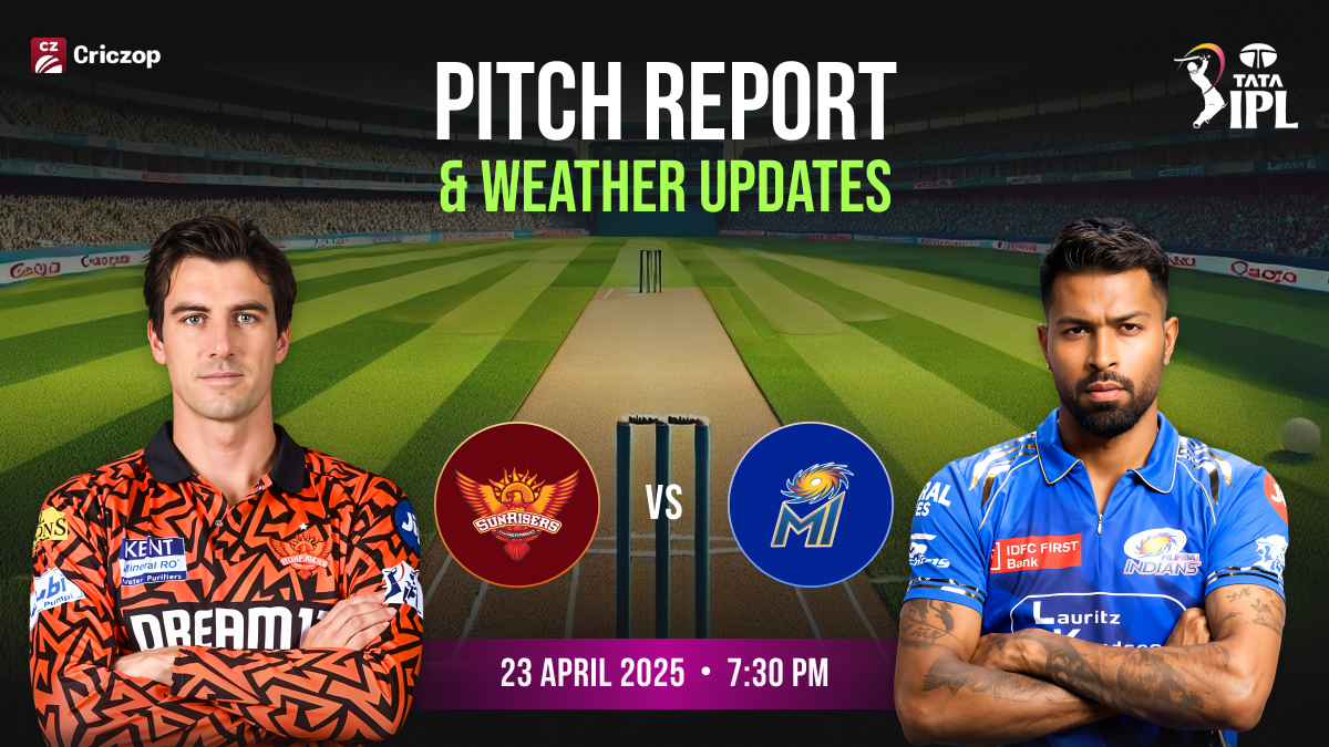 SRH vs MI Pitch Report & Weather Updates at Uppal Stadium, Hyderabad ...